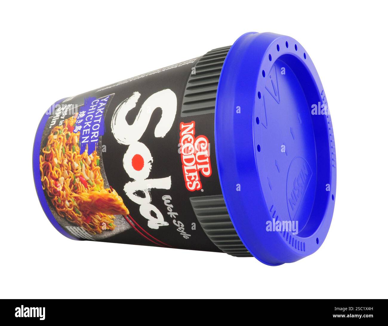 Soba cup noodles yakitori chicken wok style flavour instant noodles in ...
