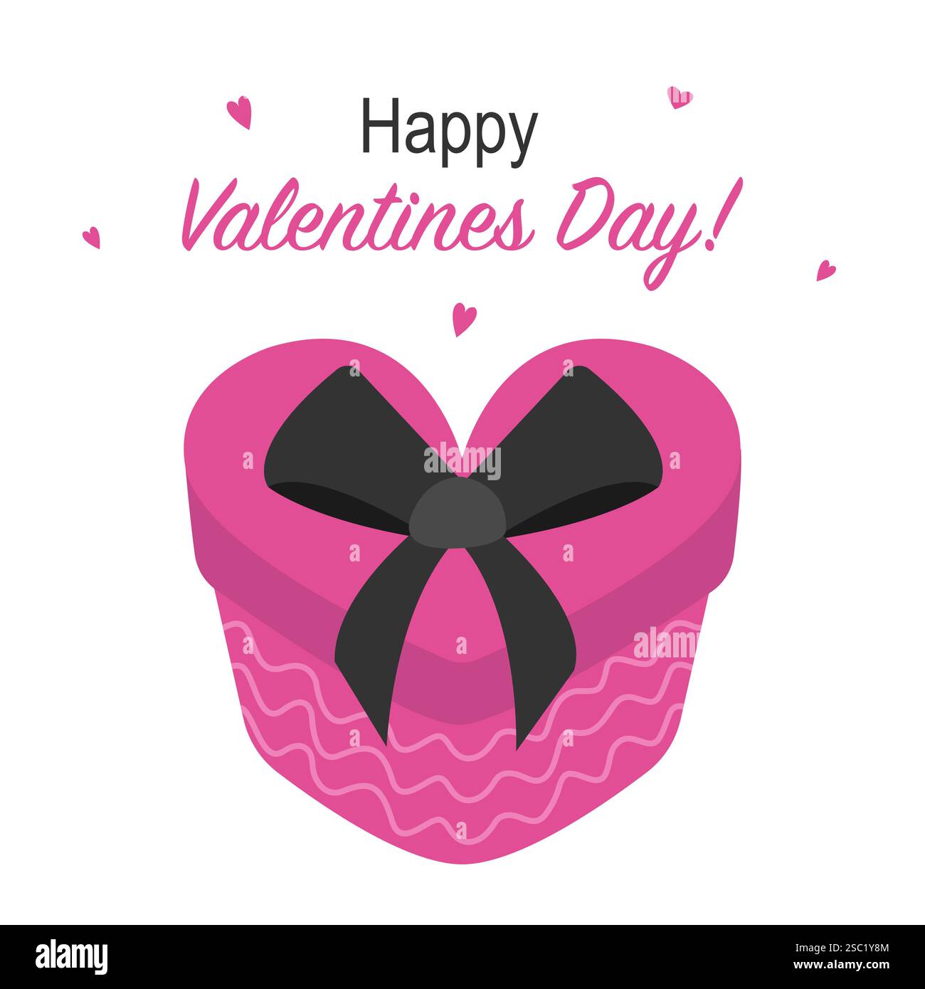 Valentines day surprise romantic Stock Vector Images - Alamy