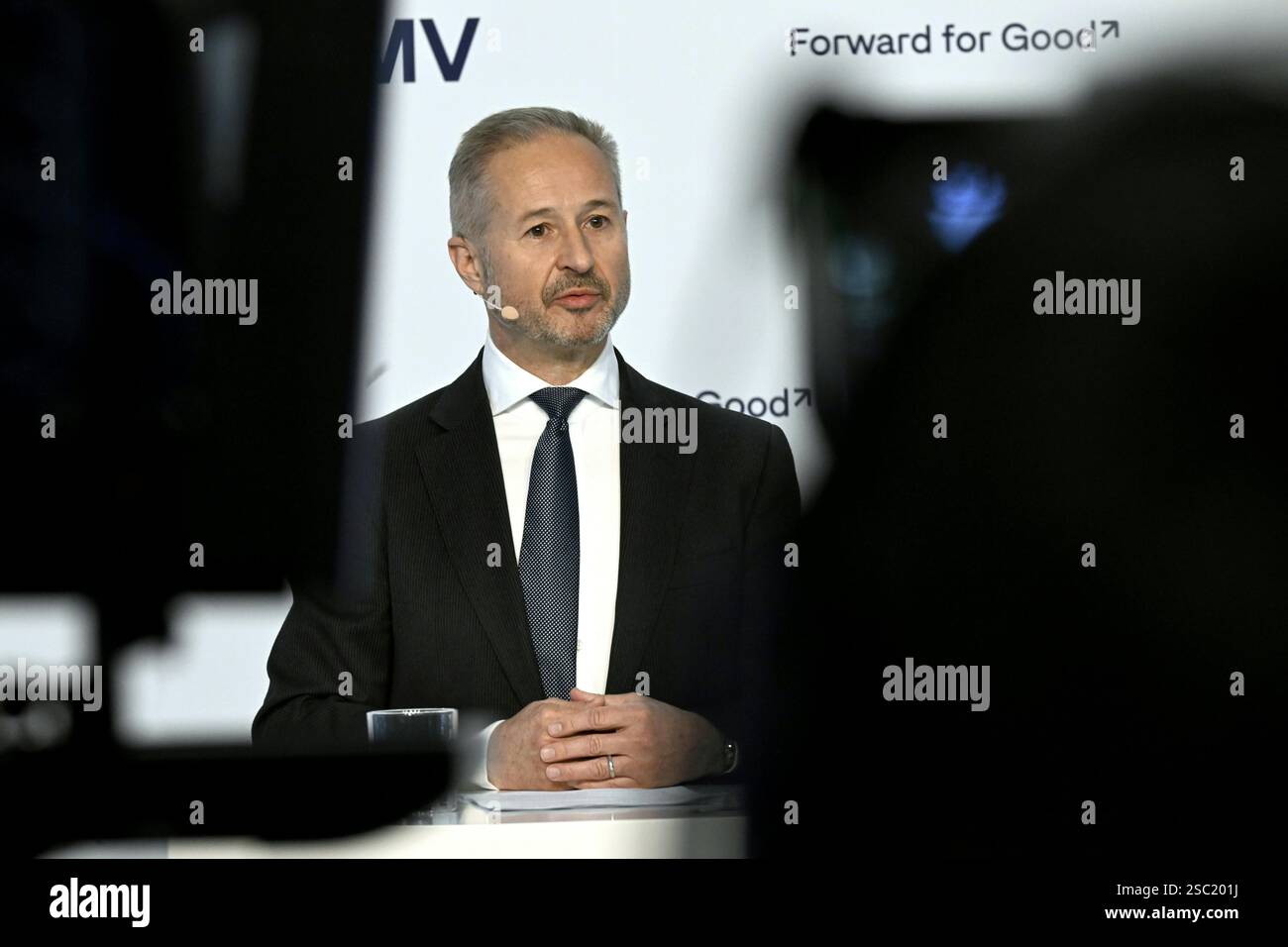 OMV CEO Alfred Stern, at the Annual Results Press Conference OMV AG ...