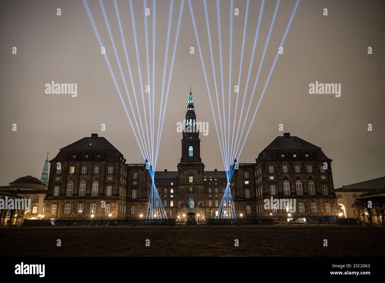Copenhagen, Denmark. 04th, January 2025. Copenhagen Light Festival is ...