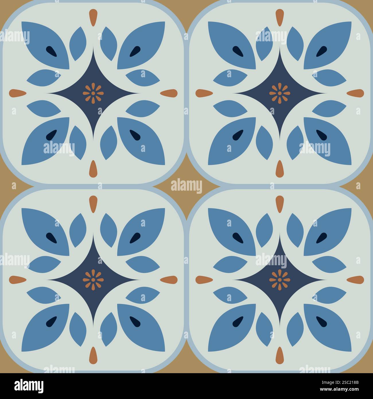 Decorative tile design Stock Vector Images - Alamy