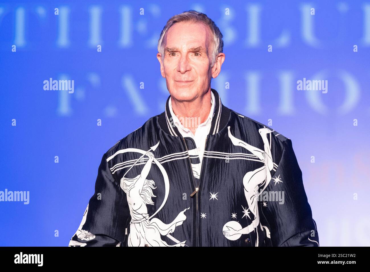 New York, United States. 04th Feb, 2025. Bill Nye wearing Thom Browne ...