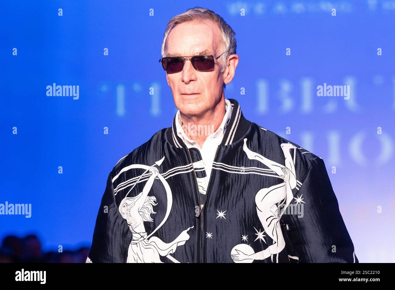New York, United States. 04th Feb, 2025. Bill Nye wearing Thom Browne ...