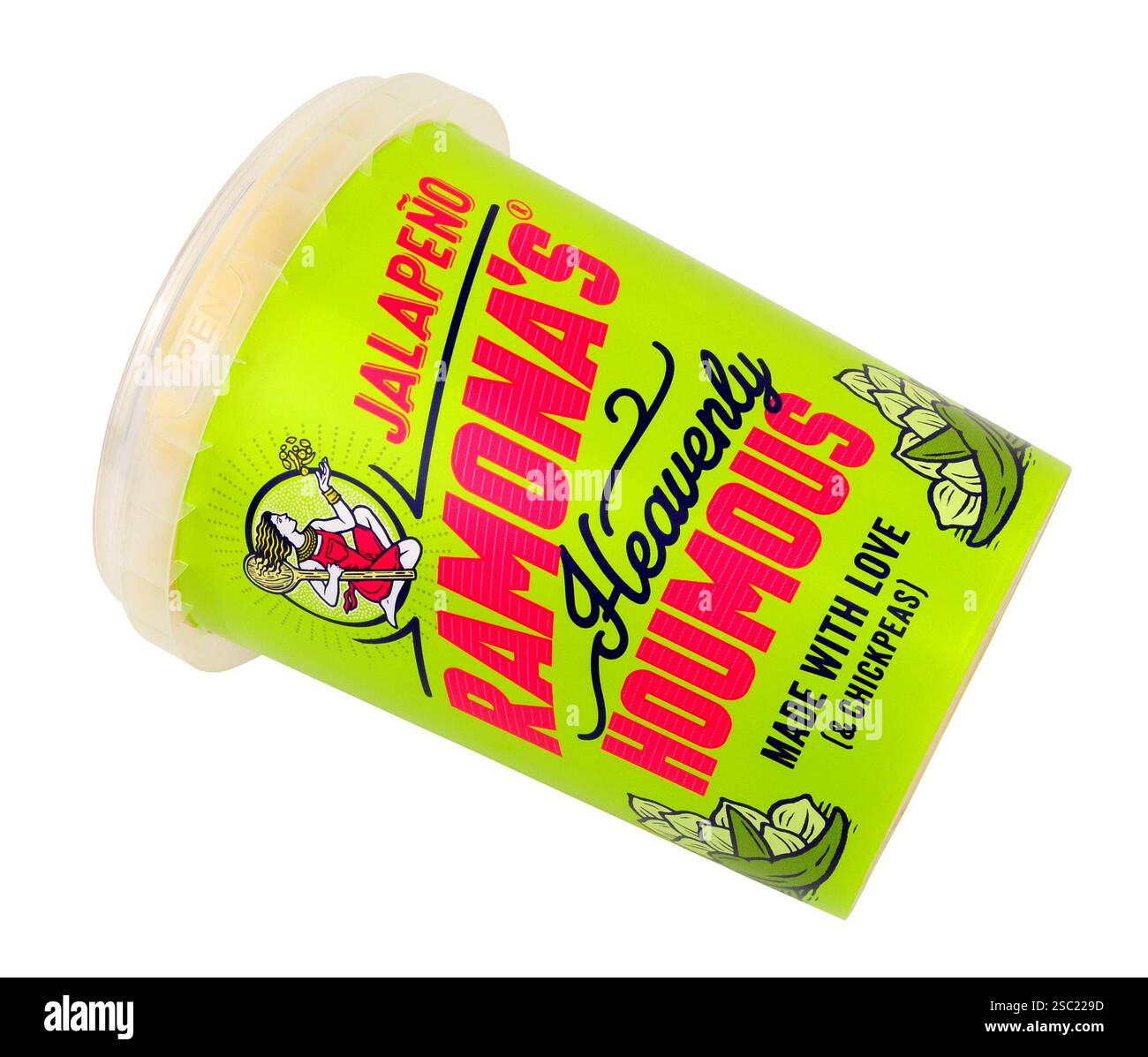 Ramona's jalapeno pepper heavenly houmous made with chickpeas in a 500g ...