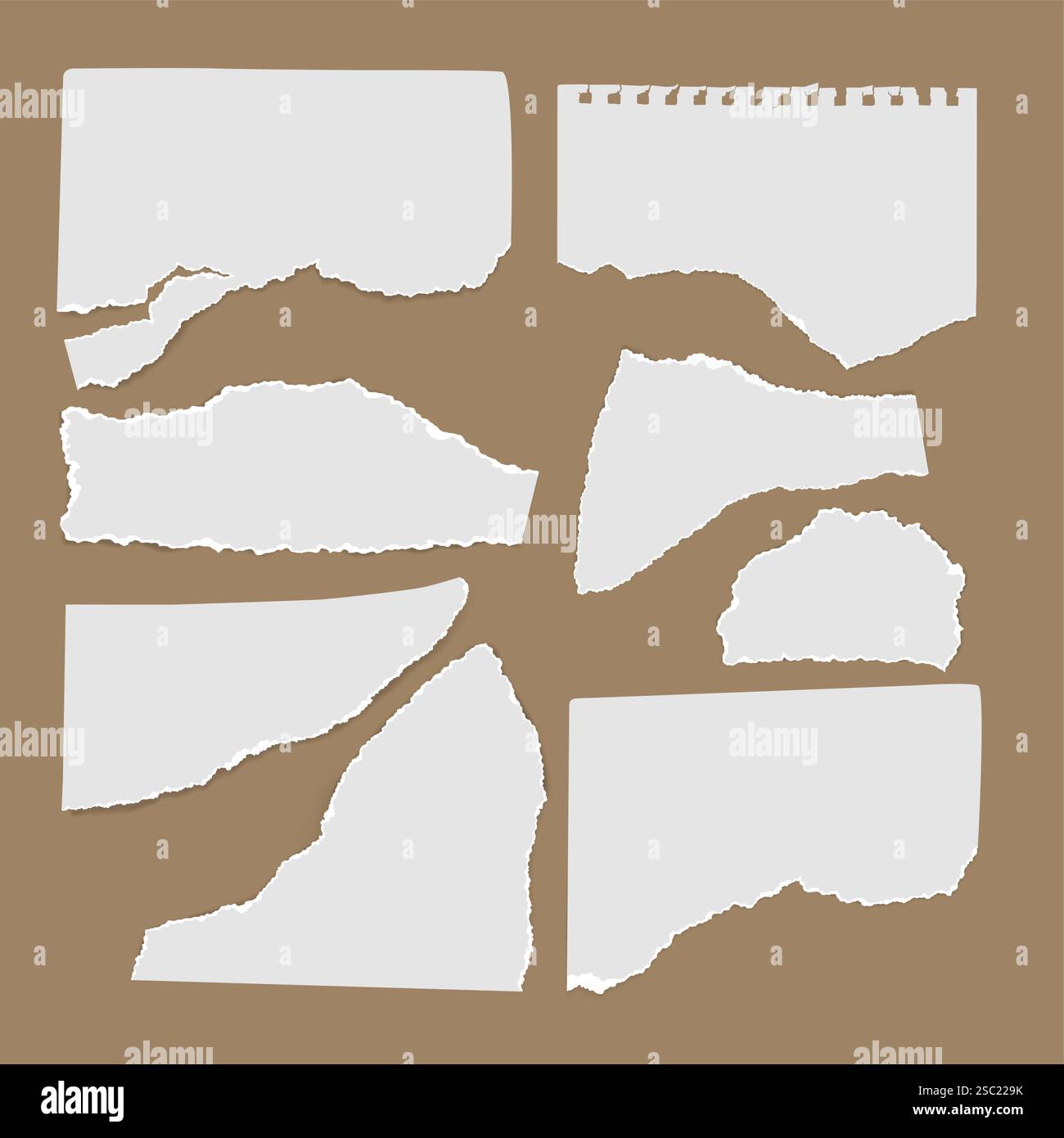 Old vintage paper sheets Stock Vector Images - Alamy