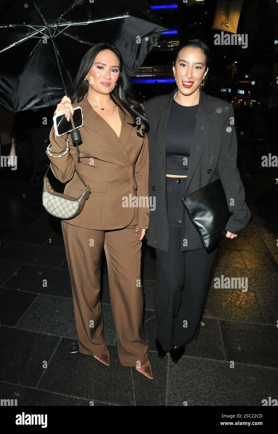 Jasmine Johnson and Maria Benkh at the "Celebrity Bear Hunt" Netflix TV ...