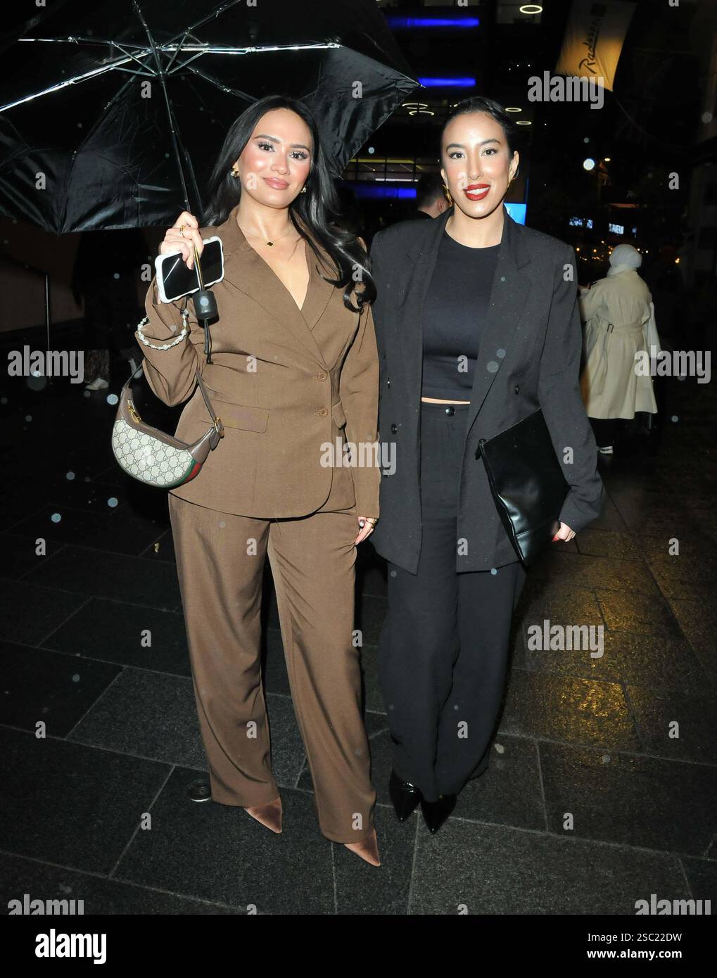 Jasmine Johnson and Maria Benkh at the "Celebrity Bear Hunt" Netflix TV ...