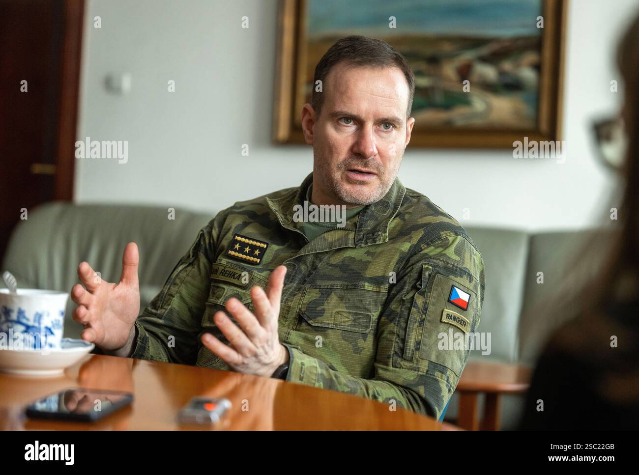 Prague, Czech Republic. 04th Feb, 2025. Karel Rehka, Chief of the ...