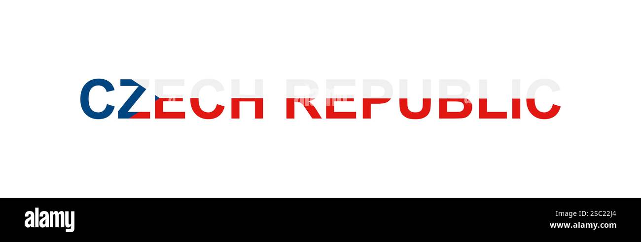 Czech word of the day Stock Vector Images - Alamy