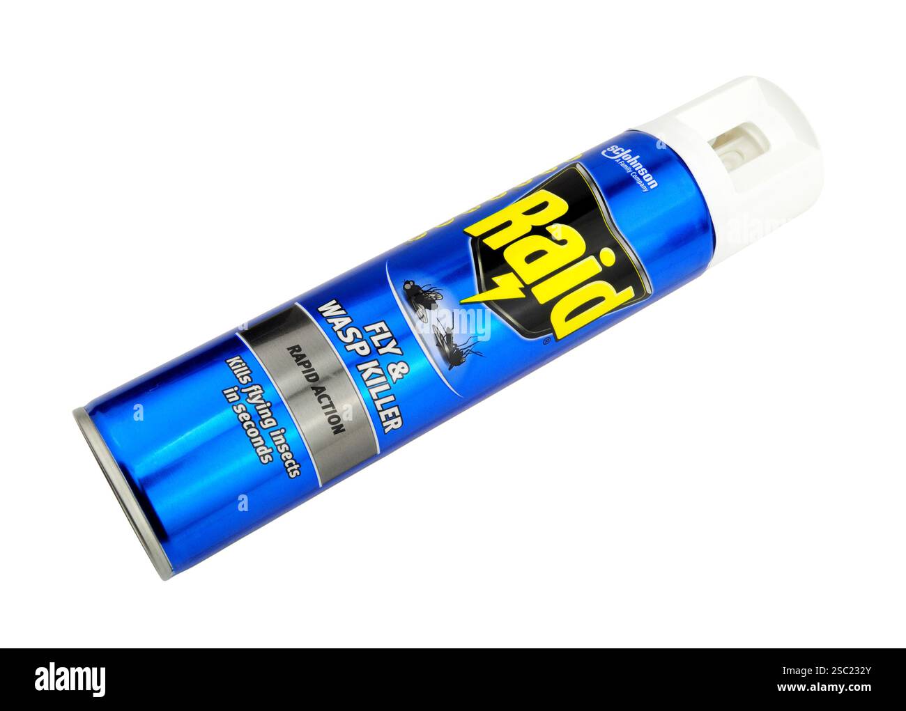 Raid rapid action fly and wasp killer insecticide aerosol spray can ...