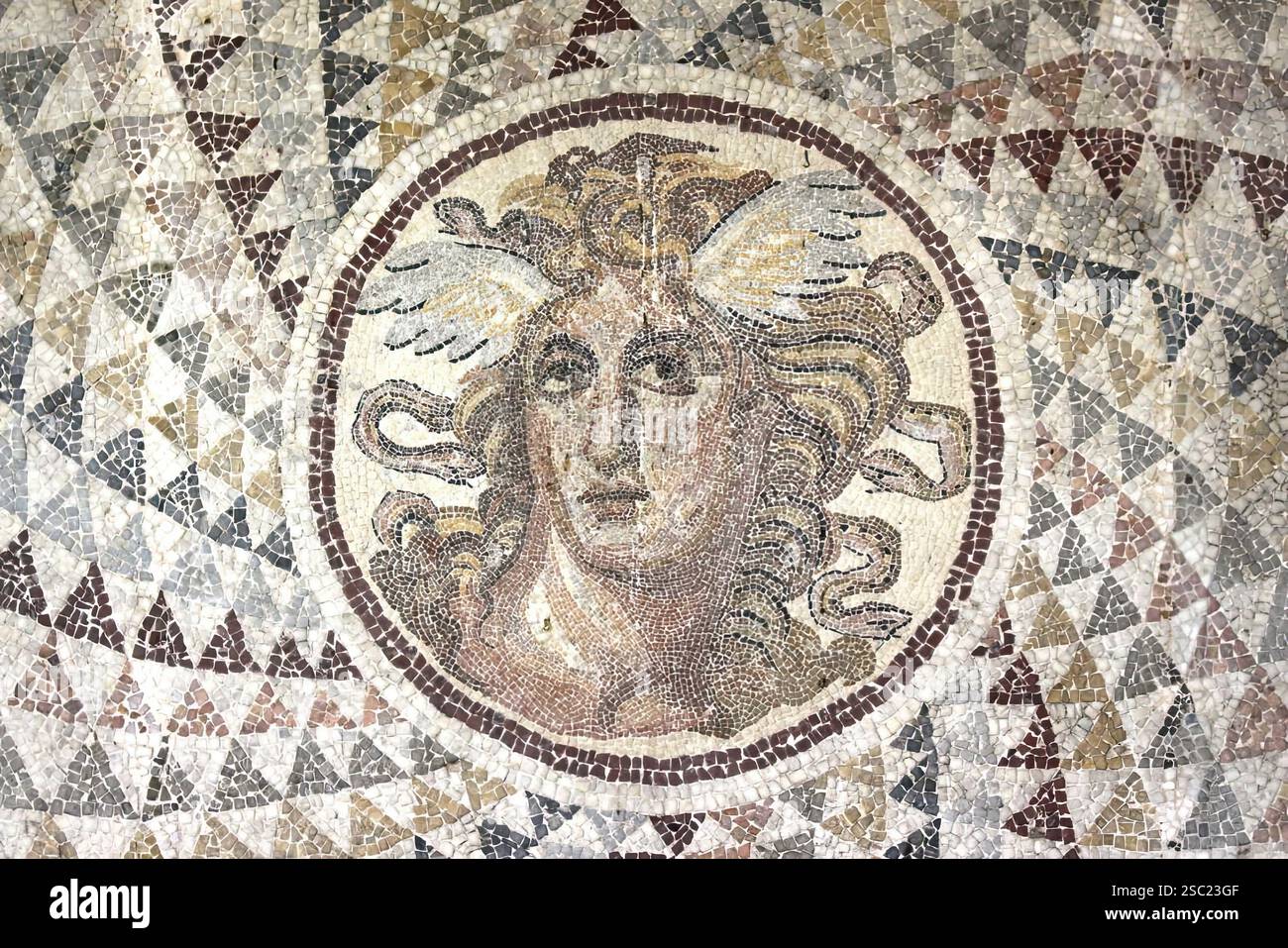 Roman mosaic medusa hi-res stock photography and images - Alamy