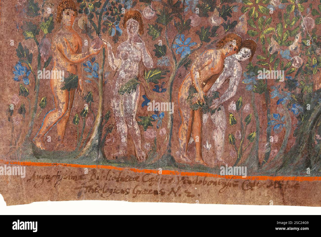 7604. Vienna Genesis one of the oldest illuminated Biblical manuscripts ...