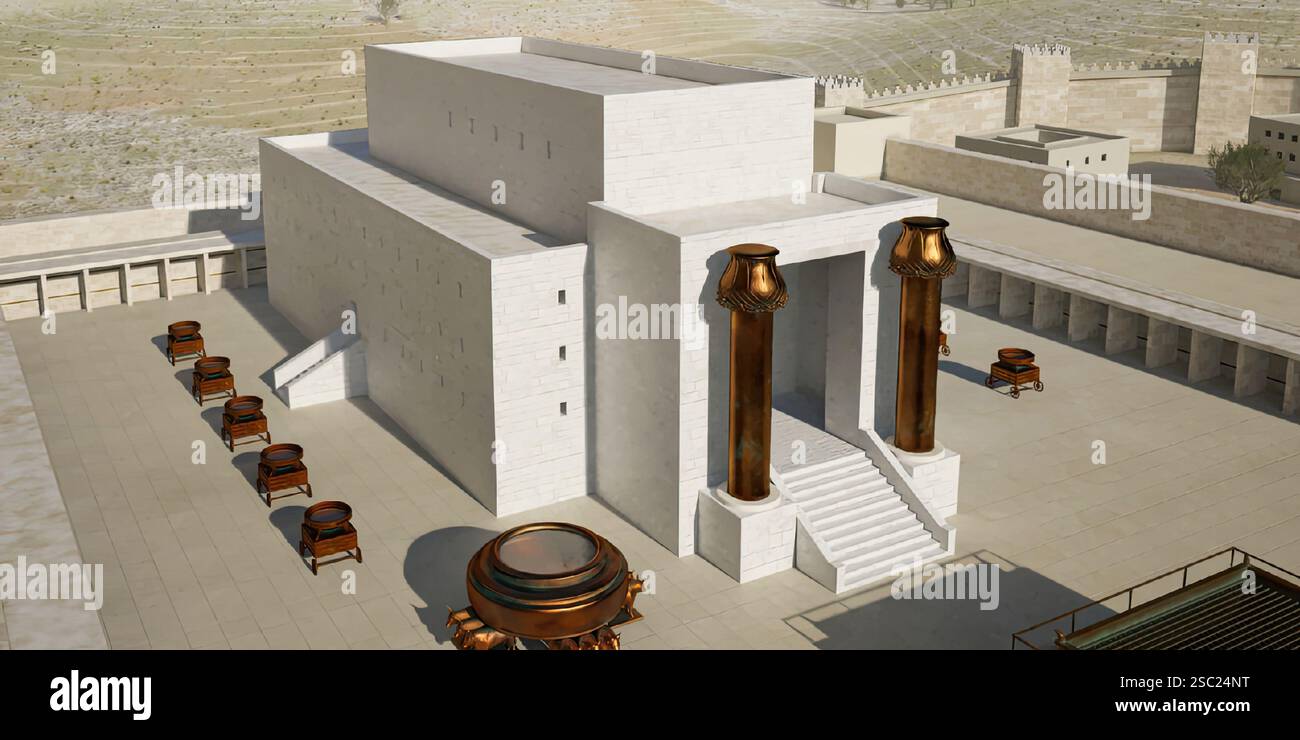 7627. Solomon's Temple, also known as the First Temple in Jerusalem ...