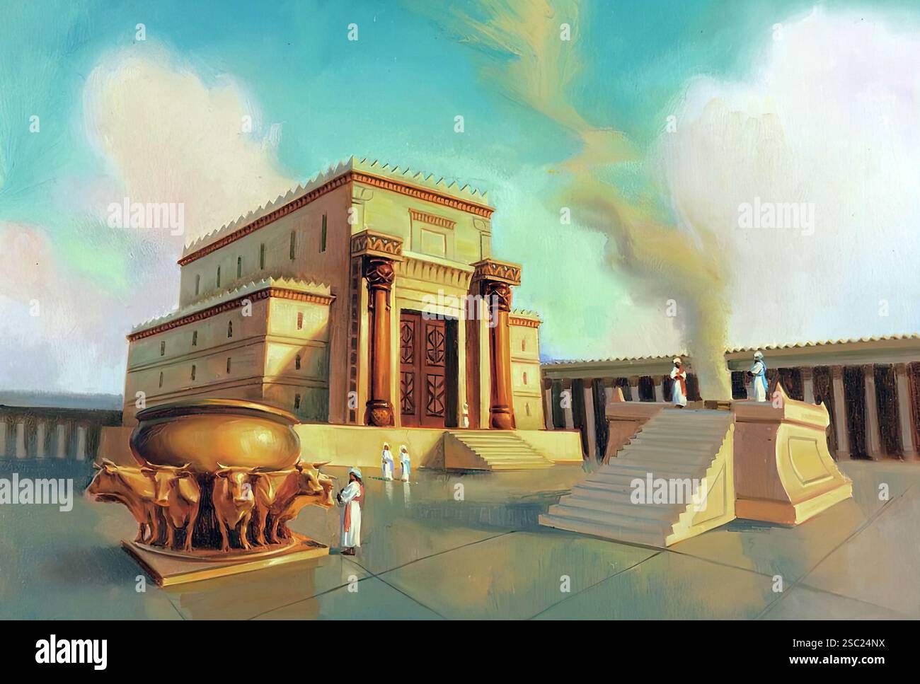 7627. Solomon's Temple, also known as the First Temple in Jerusalem ...