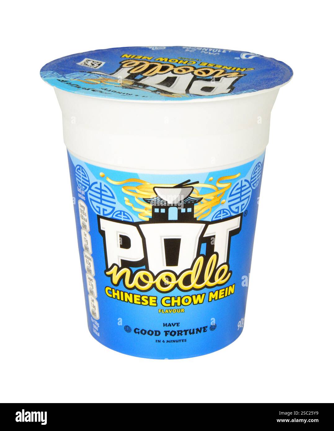 Pot Noodle Chinese chow mein flavour in a 90g pot Stock Photo - Alamy