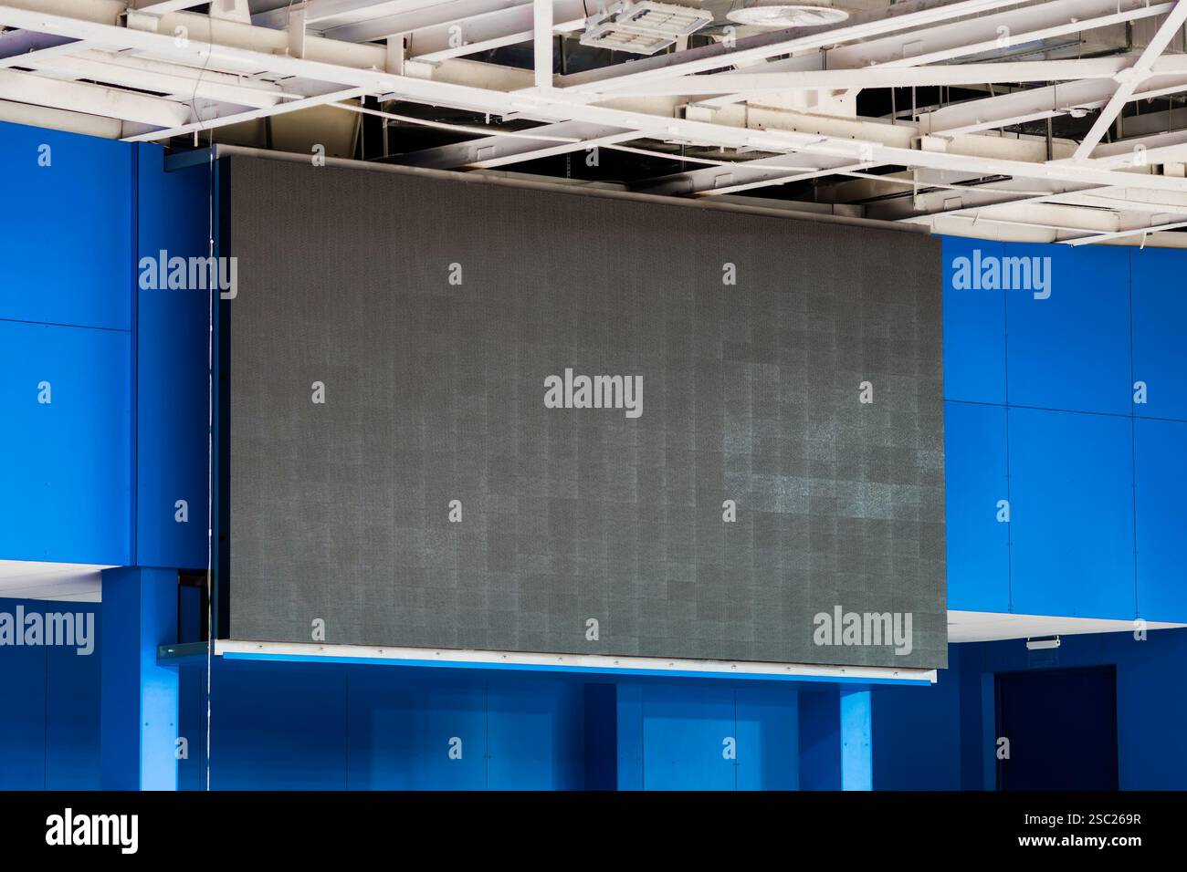 Large LED screen scoreboard of a large sports arena Stock Photo - Alamy