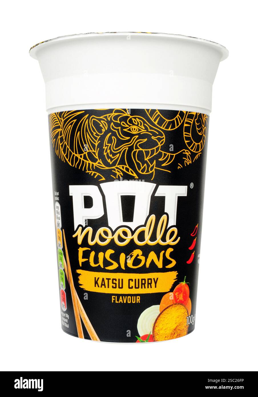 Pot noodle infusions katsu curry flavour instant noodles in a 100g pot ...