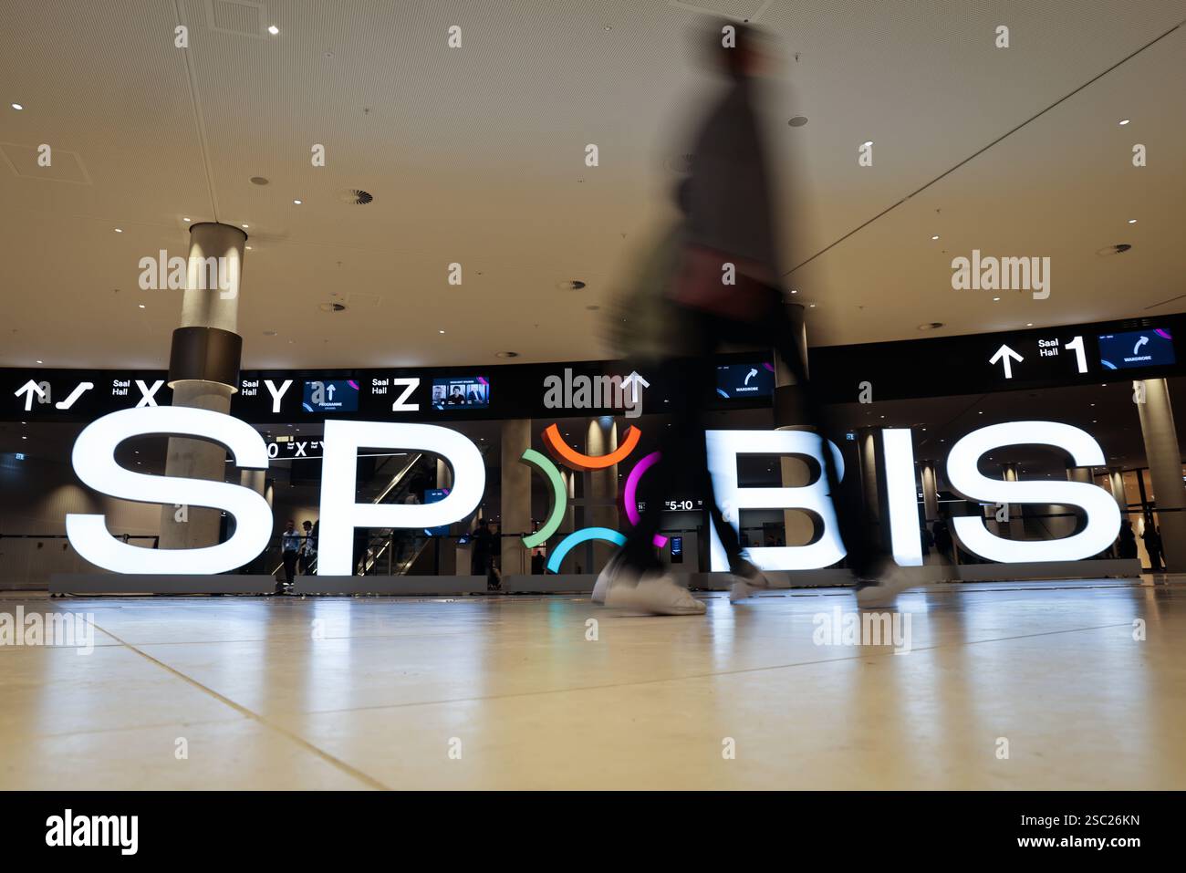 Hamburg, Germany. 05th Feb, 2025. The logo of the Spobis industry ...