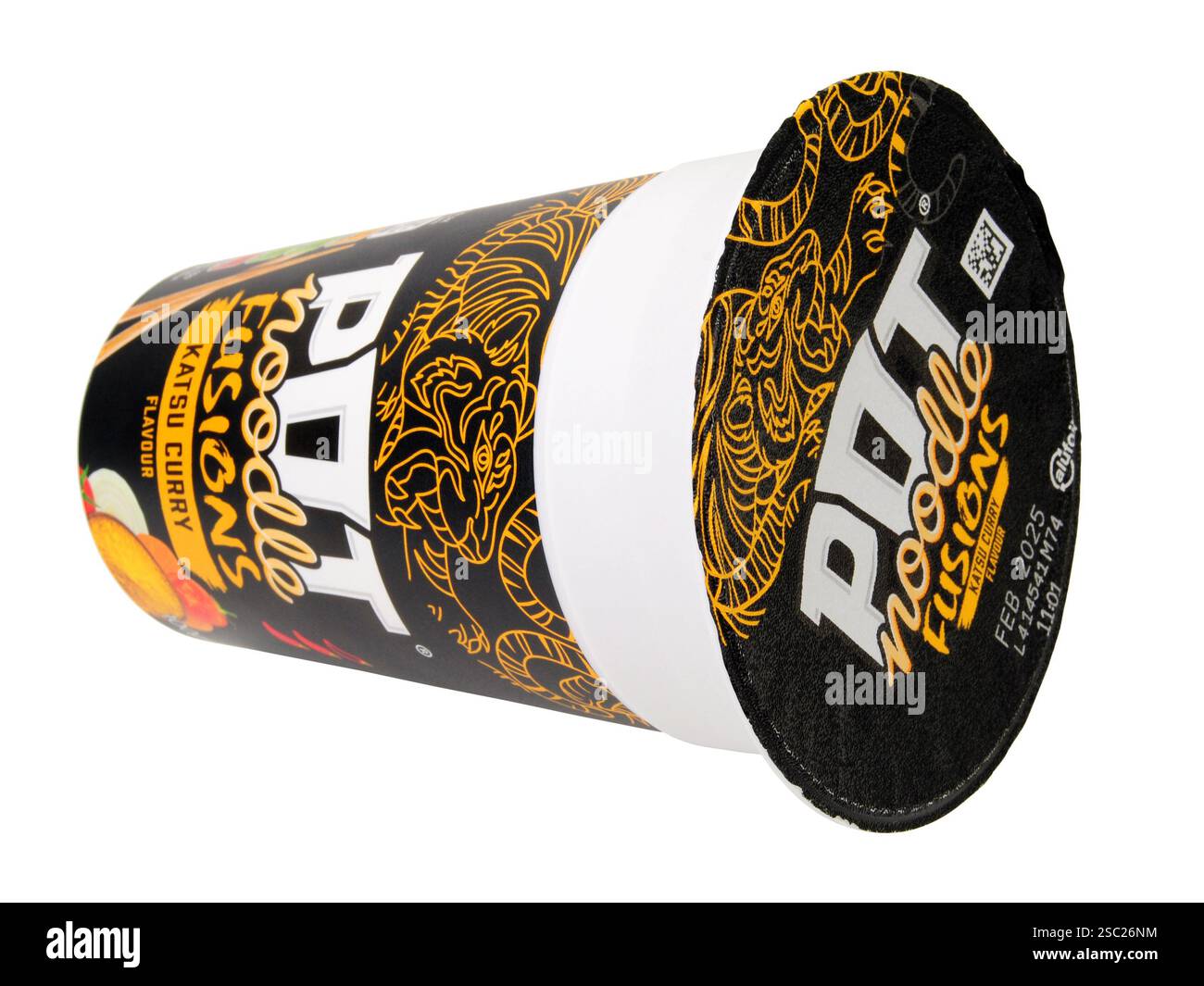 Pot noodle infusions katsu curry flavour instant noodles in a 100g pot ...