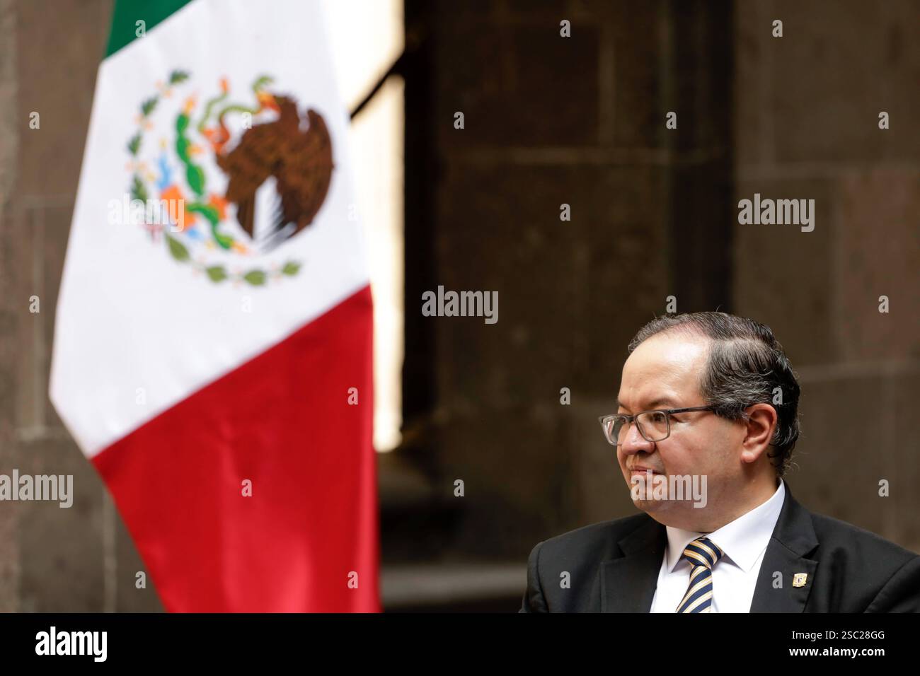 Claudia Sheinbaum Briefing Conference Rector of the Universidad ...