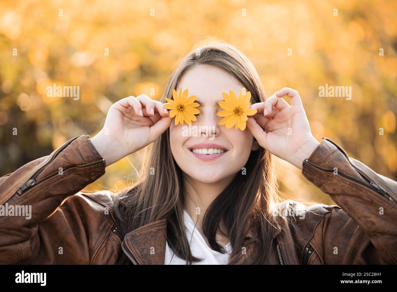 Spring face. Flower model portrait. Summer beauty. Romantic Girl. Fun ...
