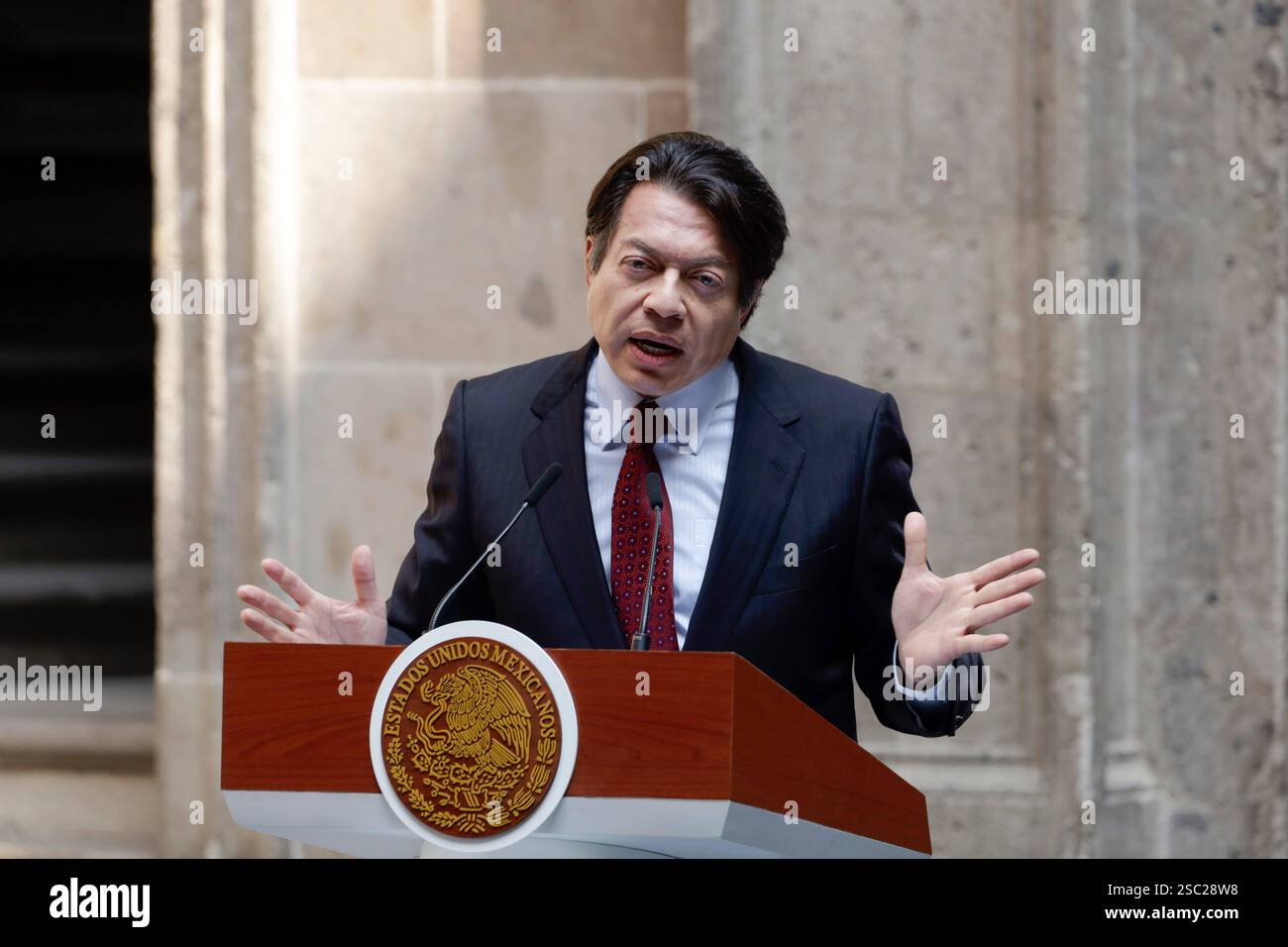 Claudia Sheinbaum Briefing Conference Secretary of Public Education ...