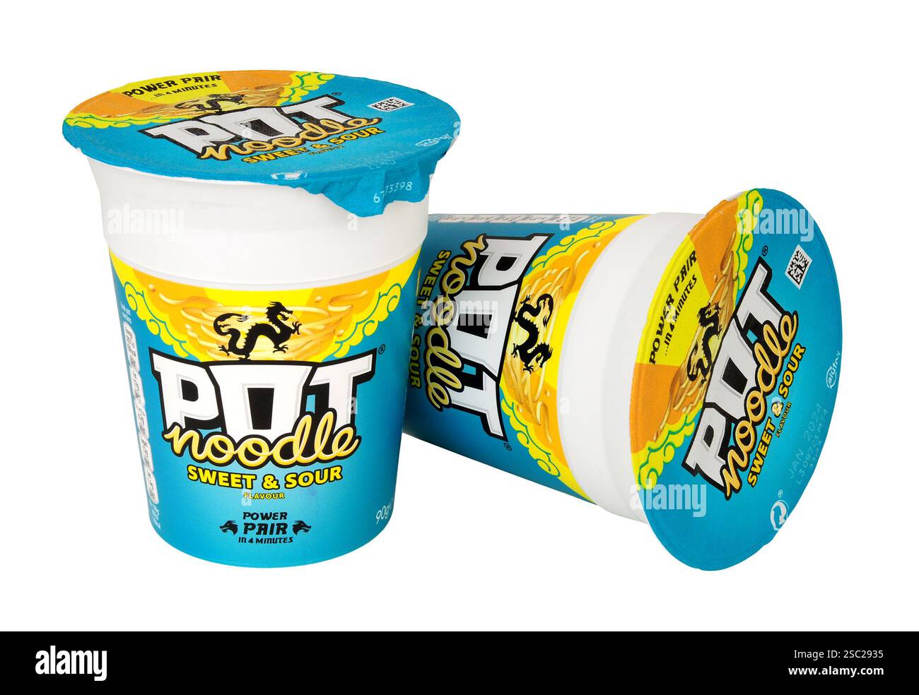 Pot Noodle Chinese sweet and sour flavour instant noodles in a 90g pot ...