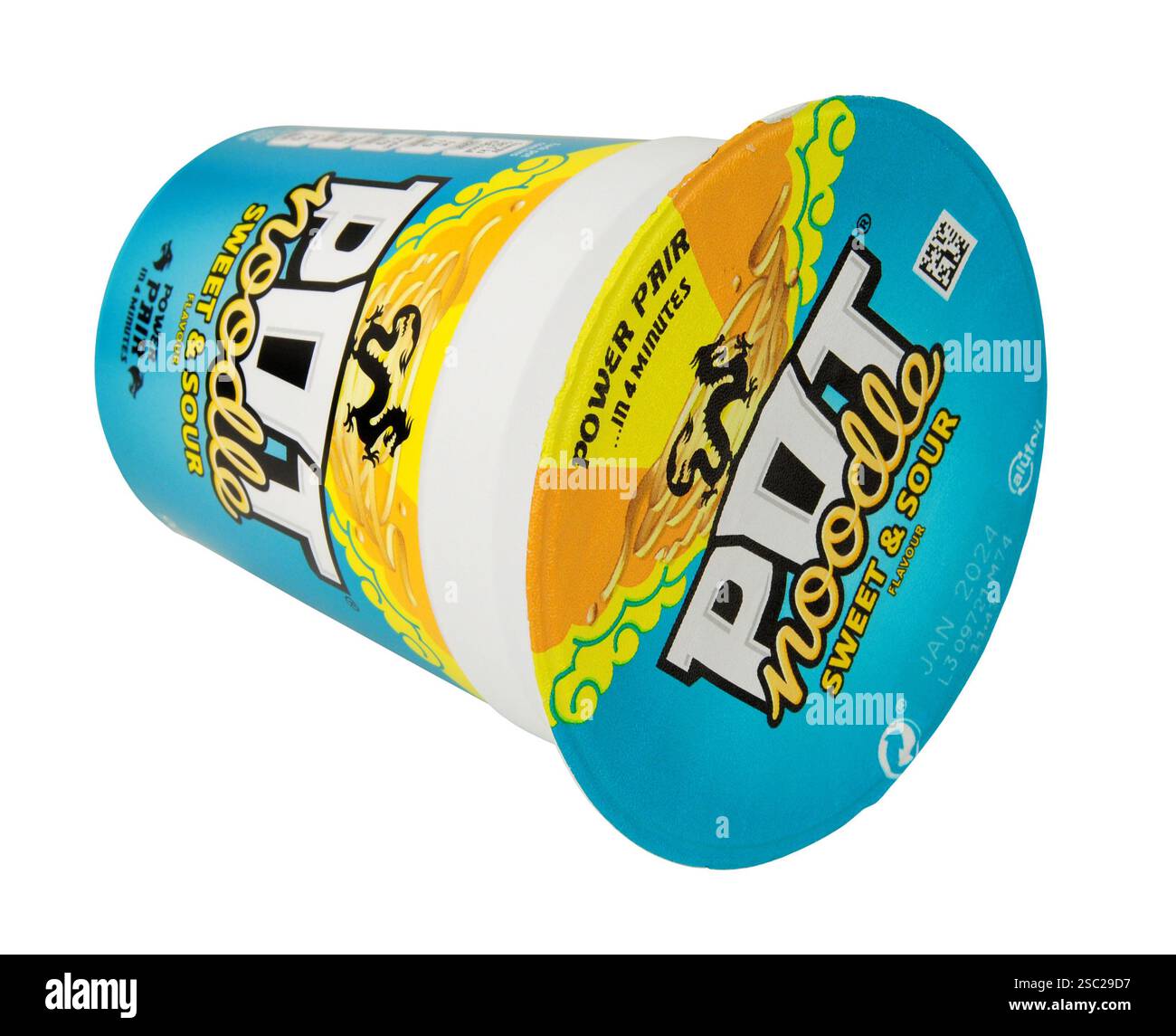 Pot Noodle Chinese sweet and sour flavour instant noodles in a 90g pot ...