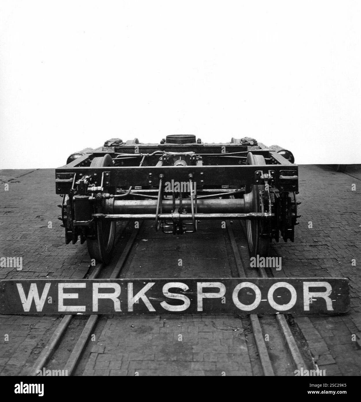 Afbeelding van een draaistel type V, bestemd voor de rijtuigen nrs ...