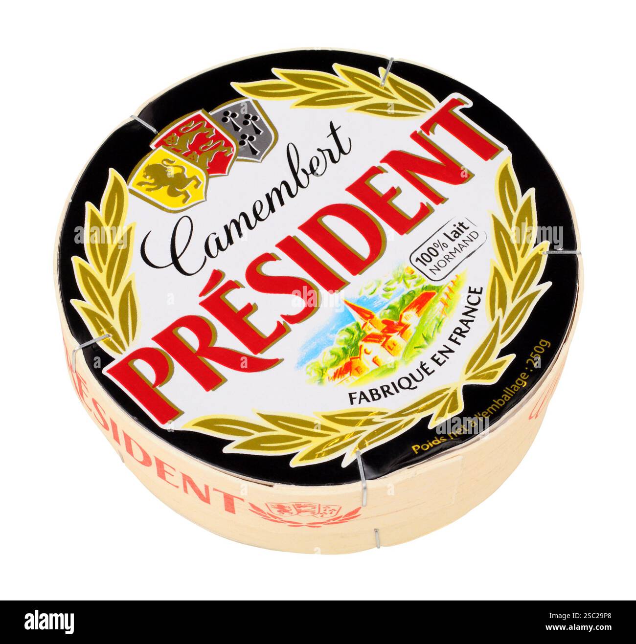 President Camembert full fat soft pasteurized cows milk cheese produce ...