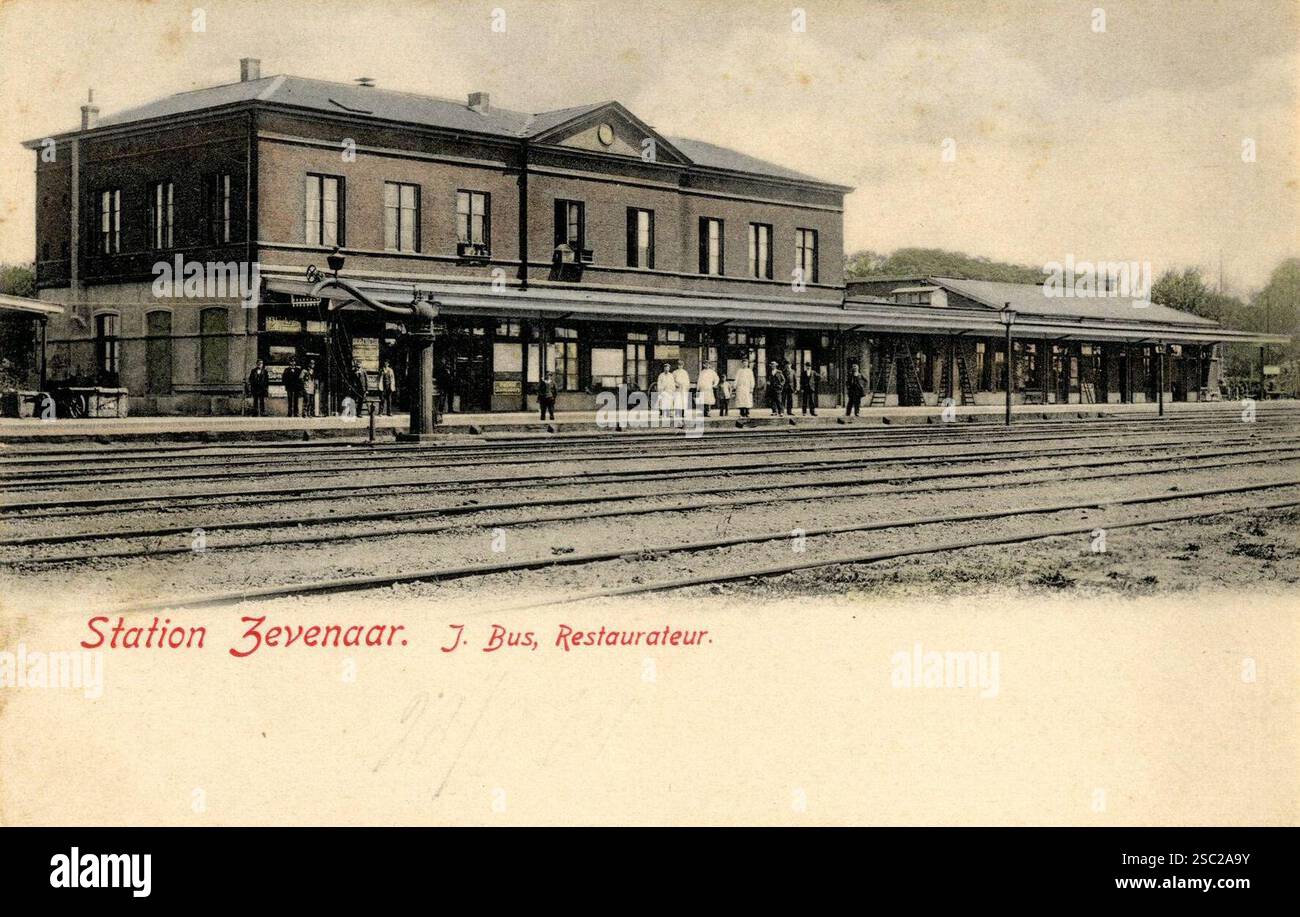 Gezicht op het S.S.station Zevenaar Stock Photo - Alamy