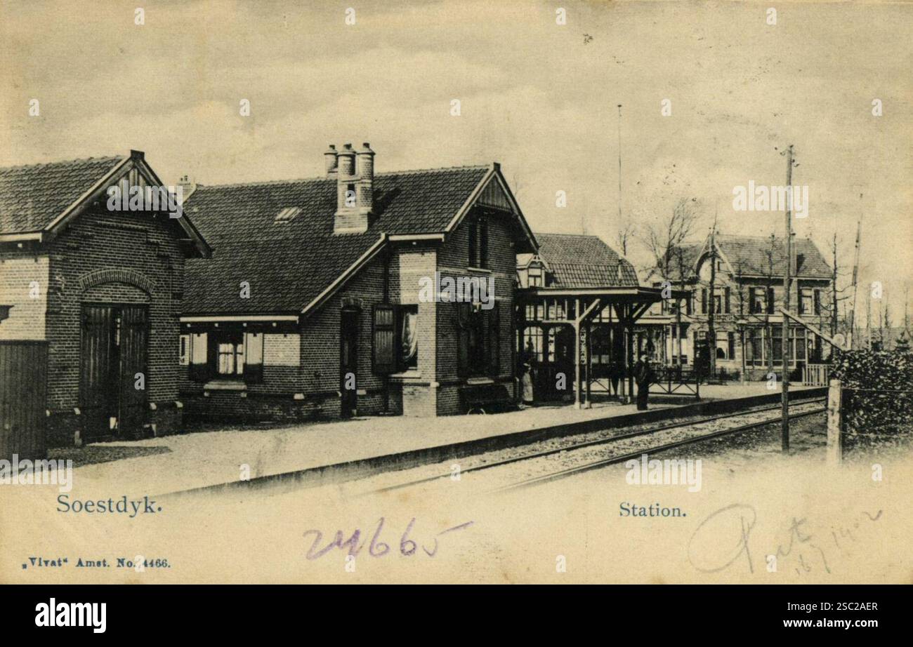 Gezicht op het N.C.S.station Soestdijk te Soest Stock Photo - Alamy