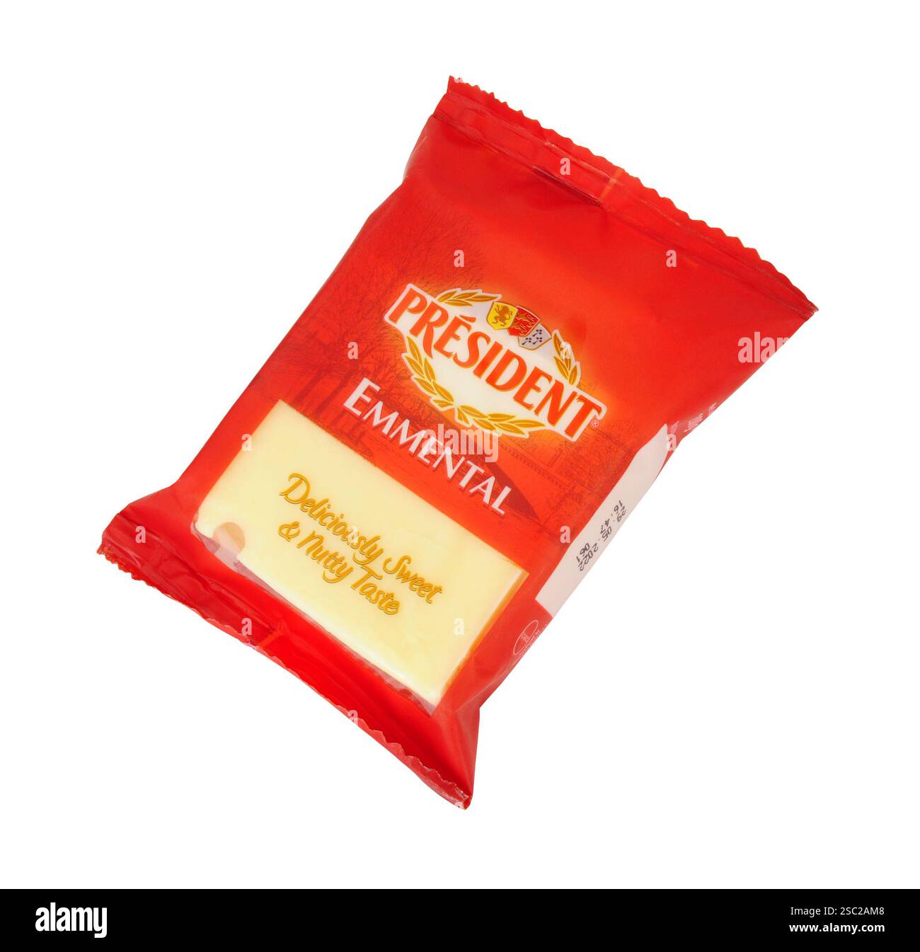 President Emmental cheese pack made with pasteurized cows milk and has ...