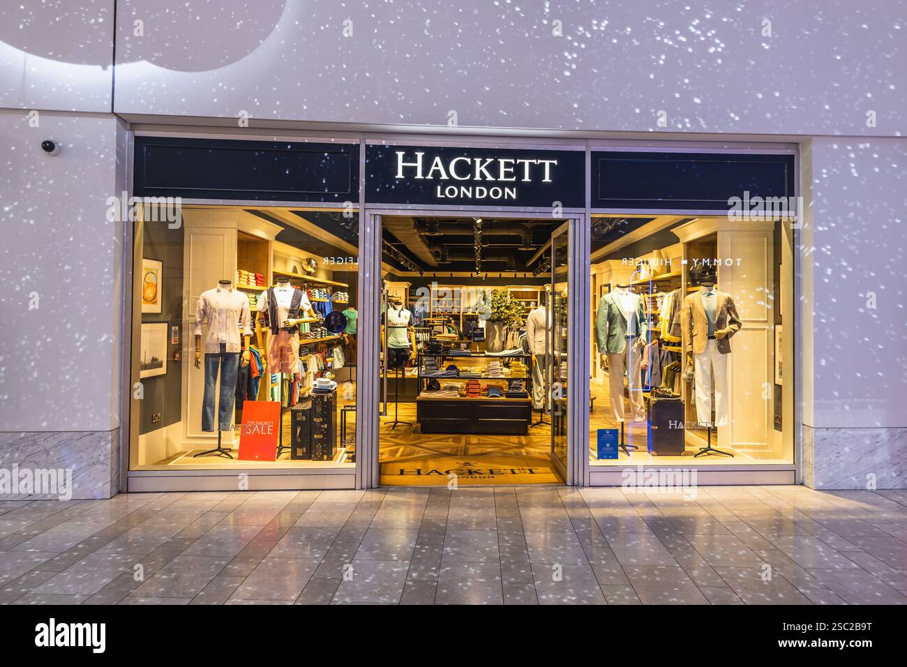 Hackett London Clothing Store in The O2 Arena. London, UK, 29 June 2023 ...
