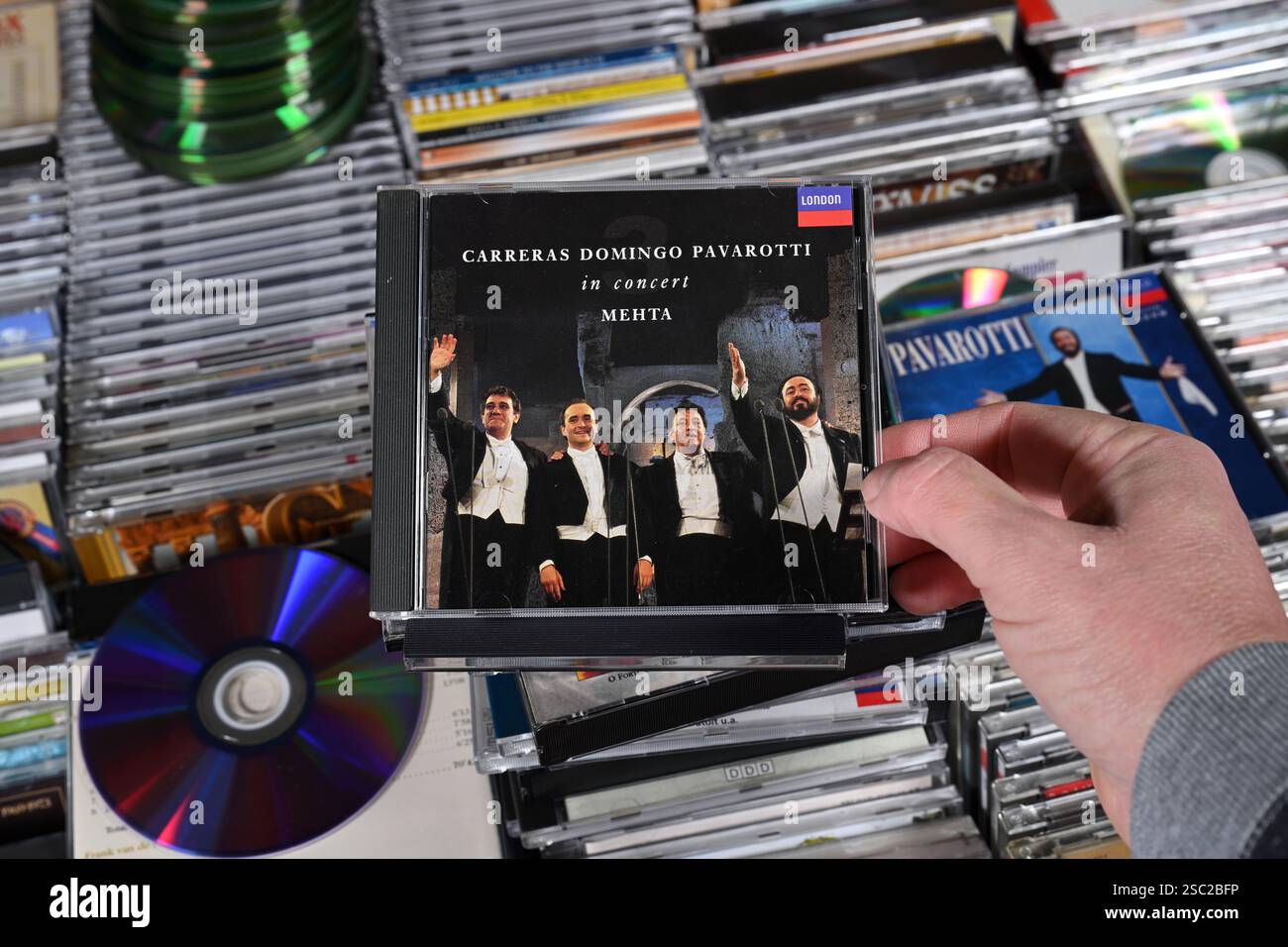 CD album: Carreras Domingo Pavarotti - In Concert (With Zubin Mehta ...