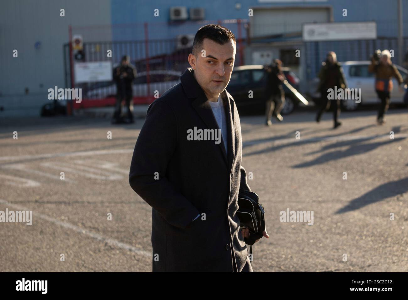 Jenni Hermoso's brother, Rafael Hermoso, arrives to testify as a ...