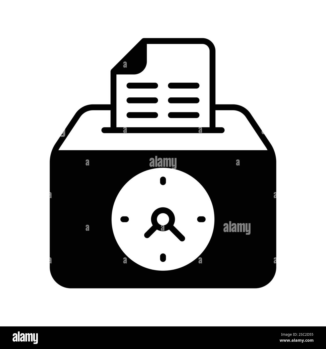 Attendance icon vector hi-res stock photography and images - Alamy