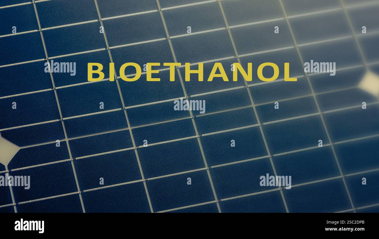 Bioethanol A biofuel produced from crops like corn and sugarcane, used ...