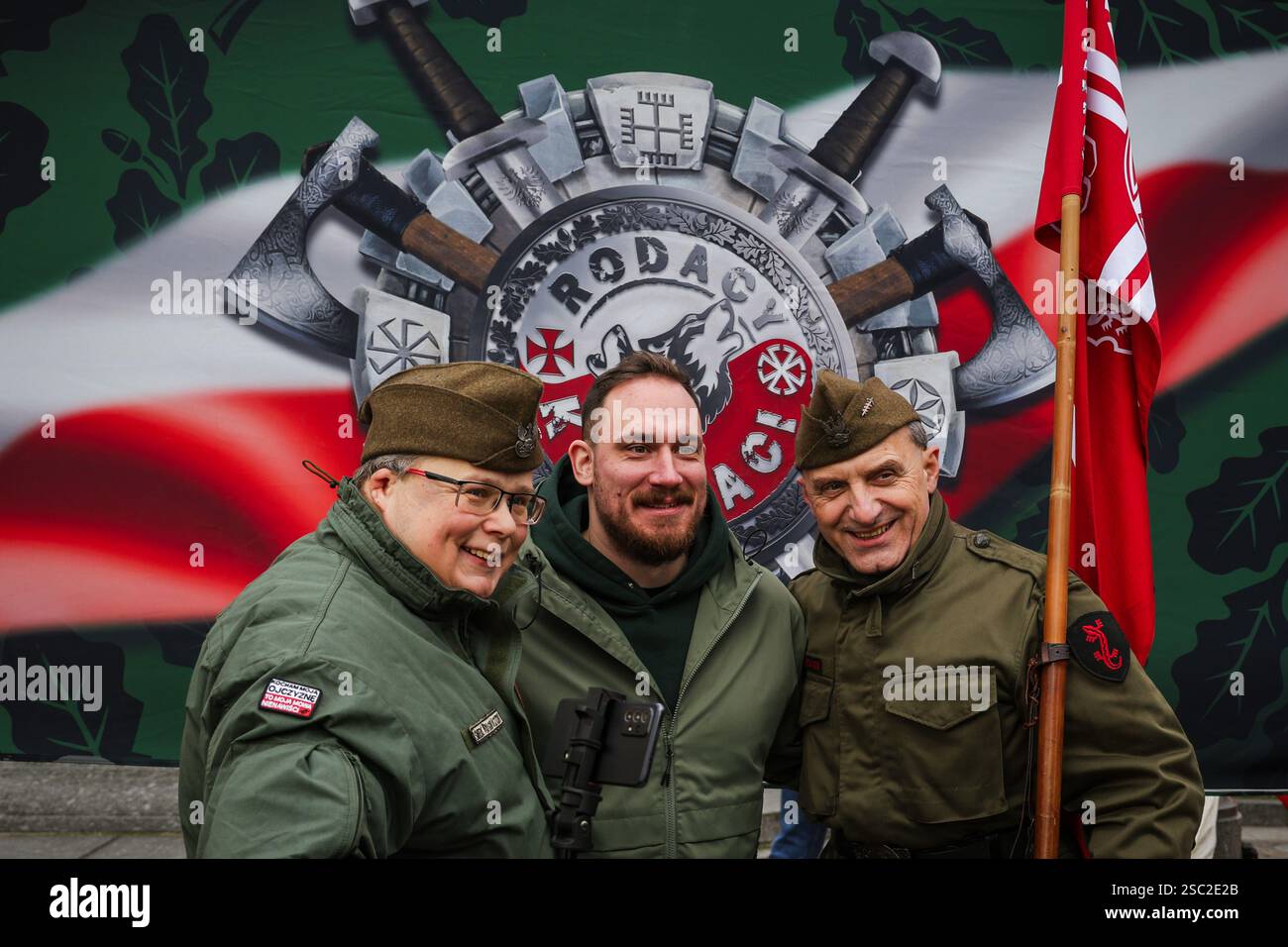 Cracow, Poland. 1st Feb, 2025. Marcin Osadowski and Wojciech Olszanski ...