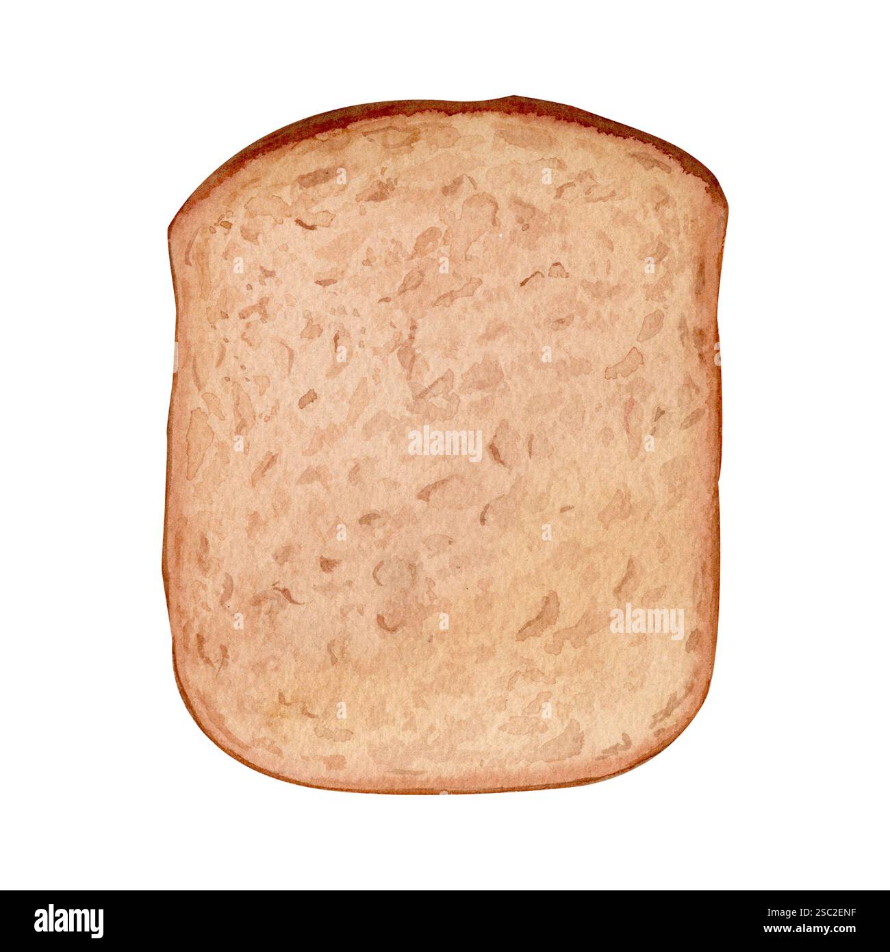 Rustic whole-grain bread slice with a warm, homemade feel. A healthy ...