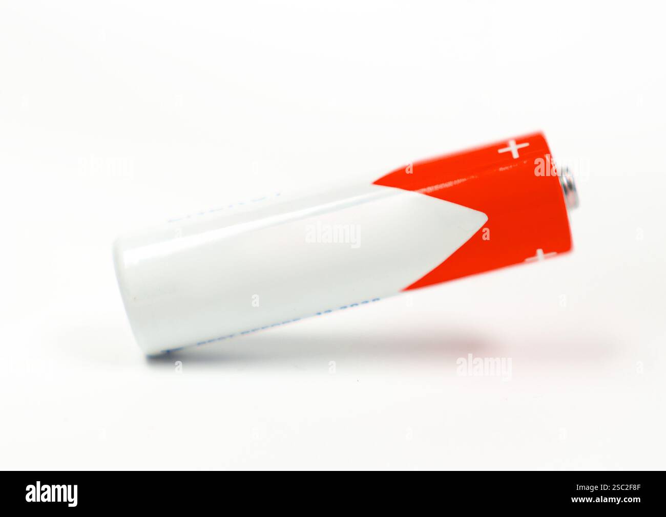 Galvanic cell or battery on a white background Stock Photo - Alamy