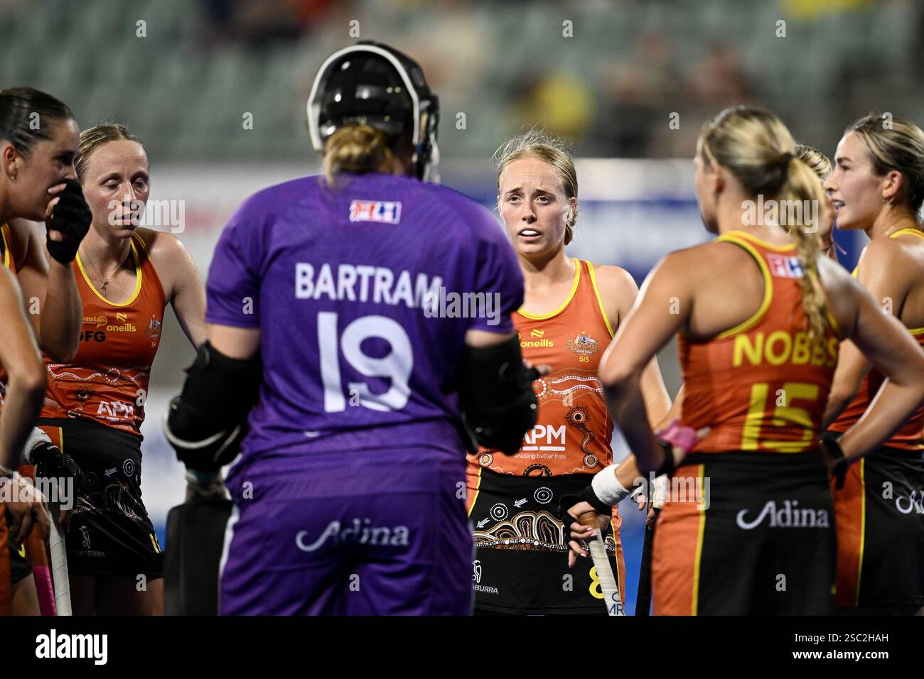 Sydney, Australia. 05th Feb, 2025. Maddison Brooks of Australia (centre ...
