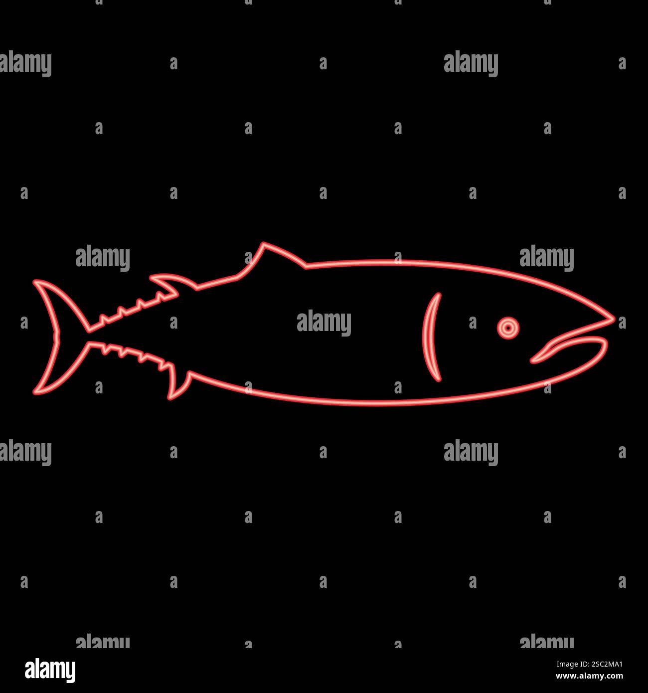 Fishing for bluefin tuna Stock Vector Images - Alamy