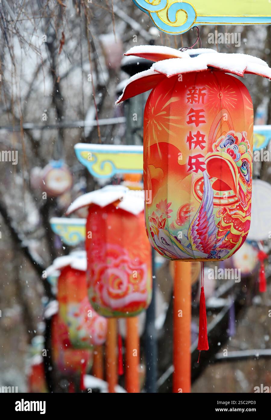 Snow scenery in Kunming City, southwest China's Yunnan Province, 27 ...