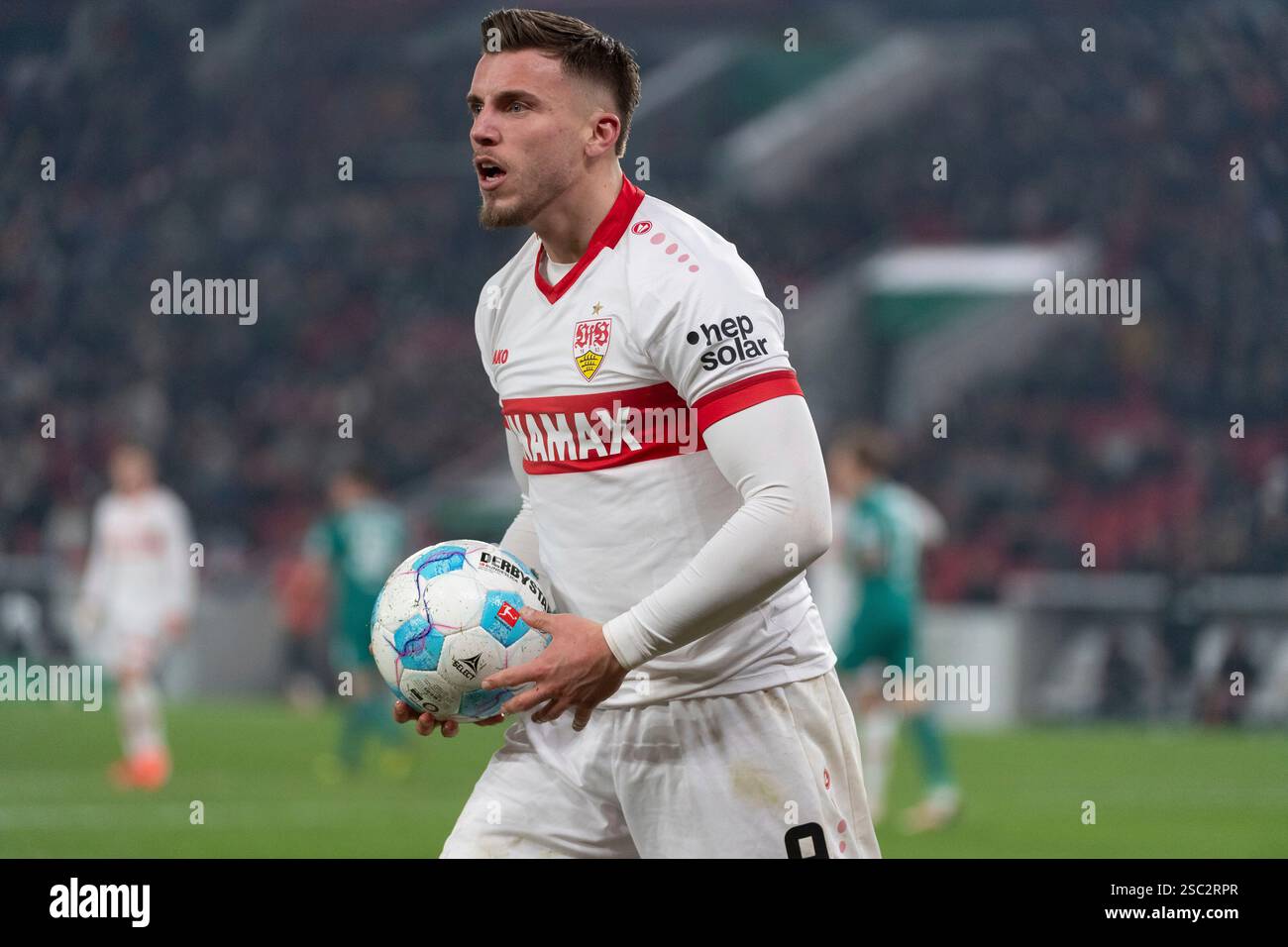 Stuttgart, Deutschland. 04th Feb, 2025. Ermedin Demirovic (VfB ...