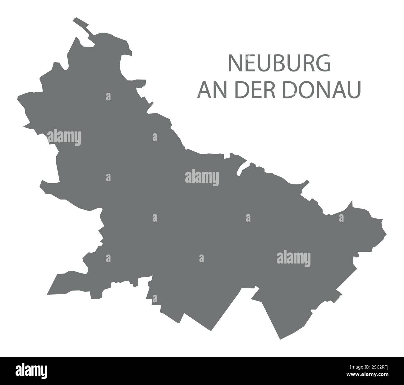 Neuburg an der Donau city map Stock Vector Image & Art - Alamy