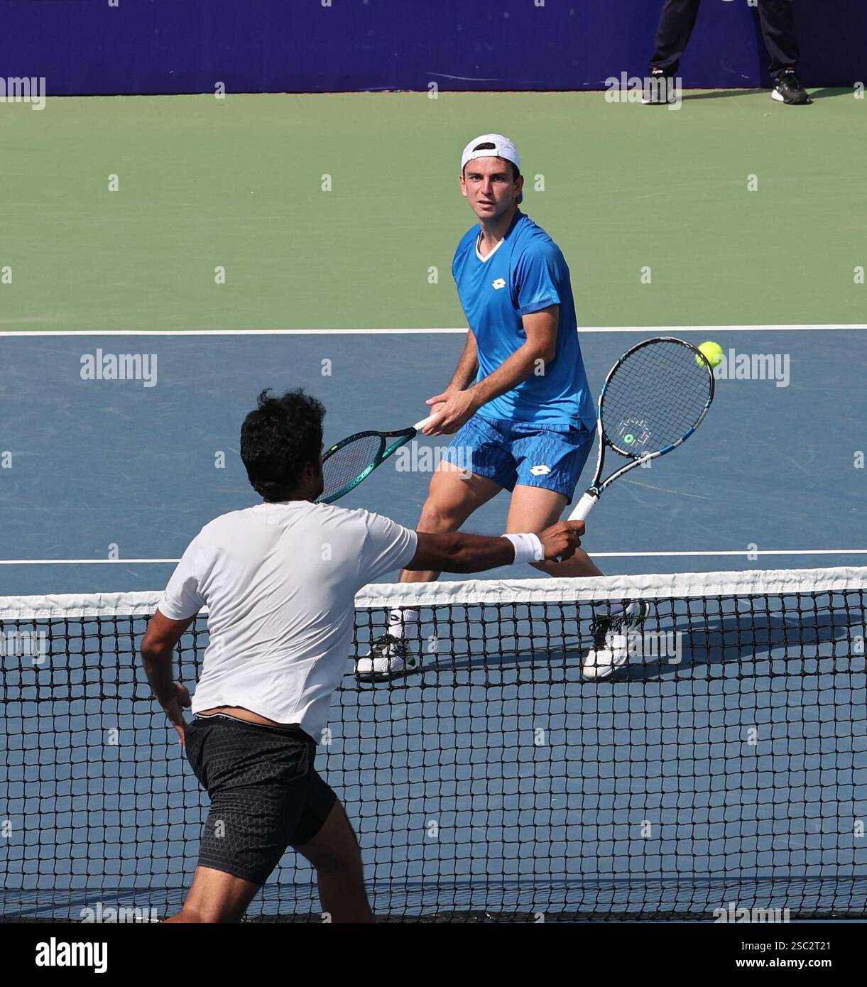 Chennai, India. 05th Feb, 2025. Doubles Saketh MYNENI (IND & Ramkumar ...