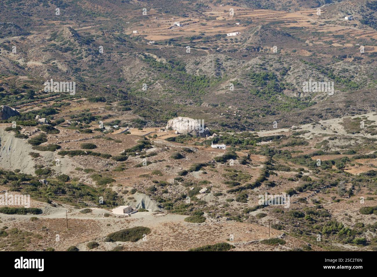 The Greek island of Karpathos surrounded by the Mediterranean Sea Stock ...