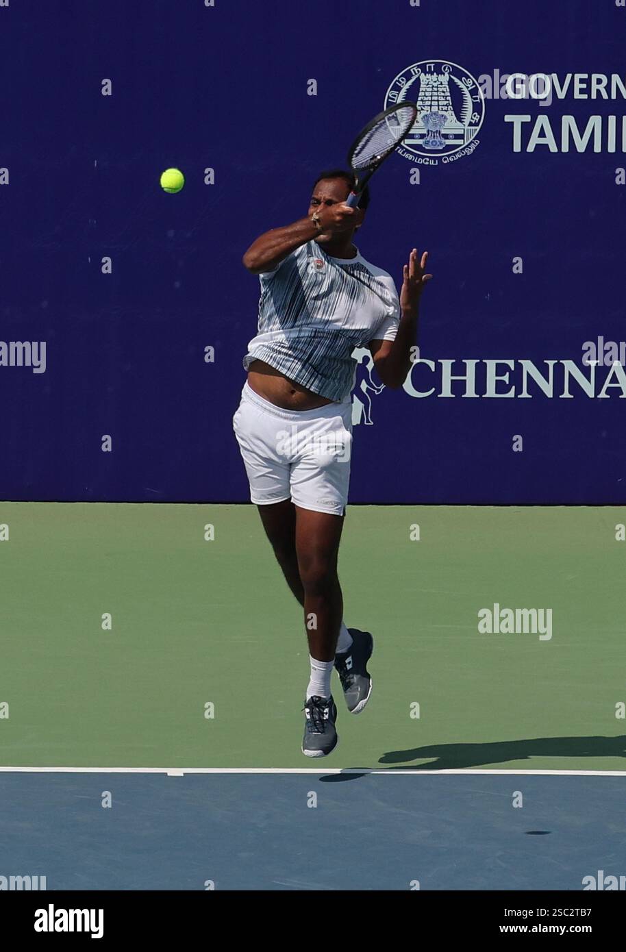 Chennai, India. 05th Feb, 2025. Doubles Saketh MYNENI (IND & Ramkumar ...