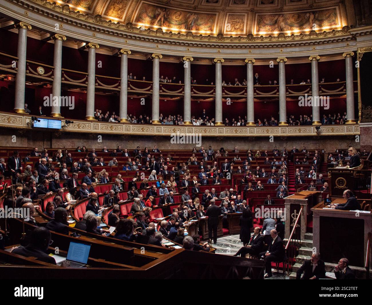 FRANCE-POLITICS-GOVERNMENT-PARLIAMENT The National Assembly, the French ...